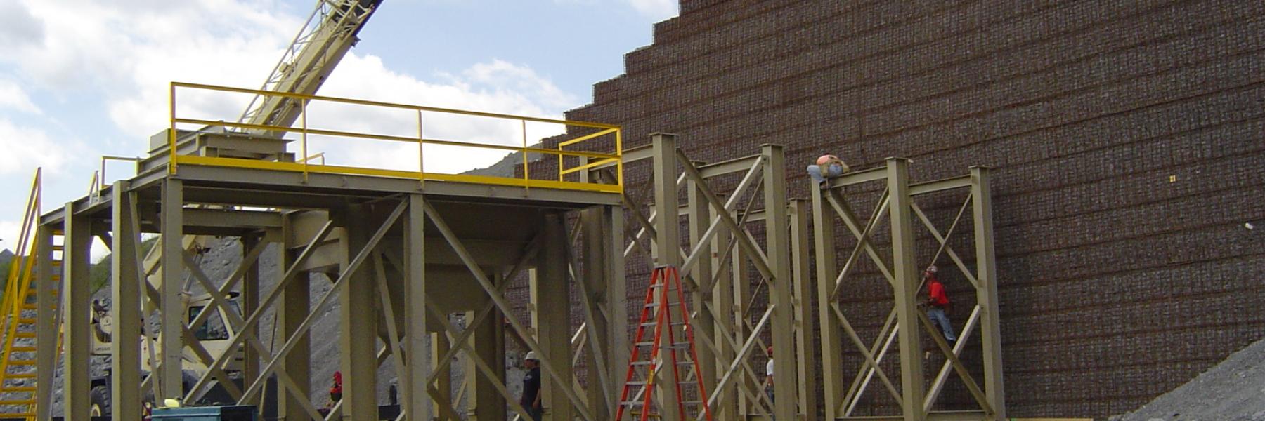 Crusher Wall at Butler Quarry | Hilfiker Retaining Walls