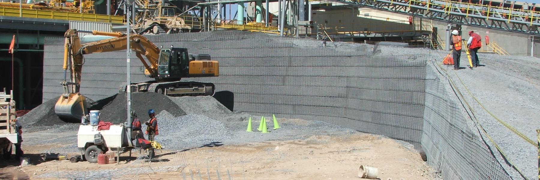 Mazapil Mine, Mill Access Ramp | Hilfiker Retaining Walls