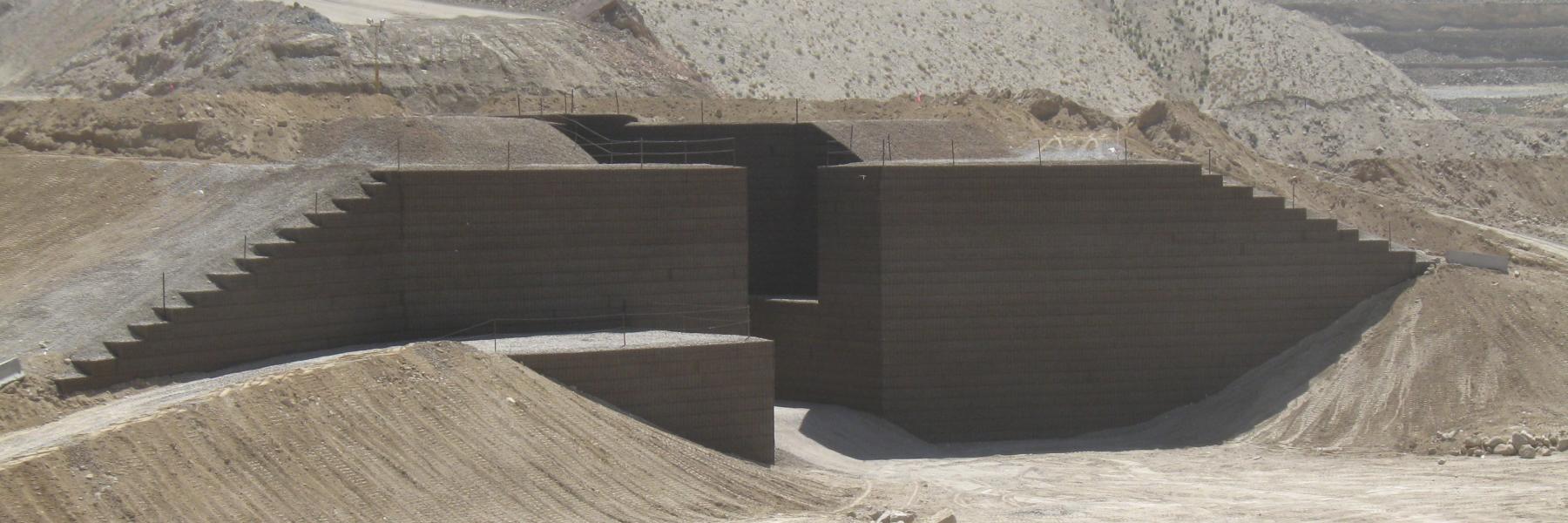 Round Mountain Nevada Primary Crusher Relocation | Hilfiker Retaining Walls