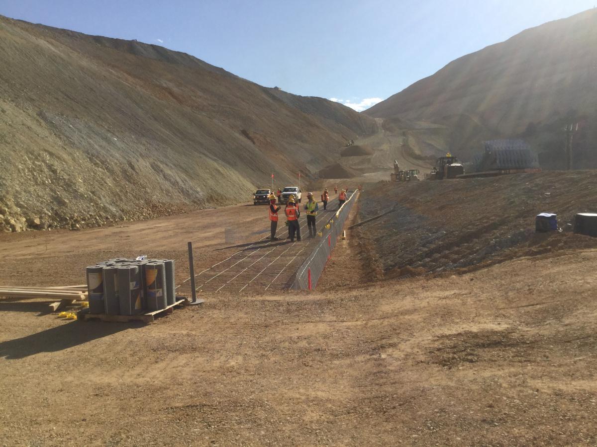 Crusher Relocation Wall 2020 | Hilfiker Retaining Walls