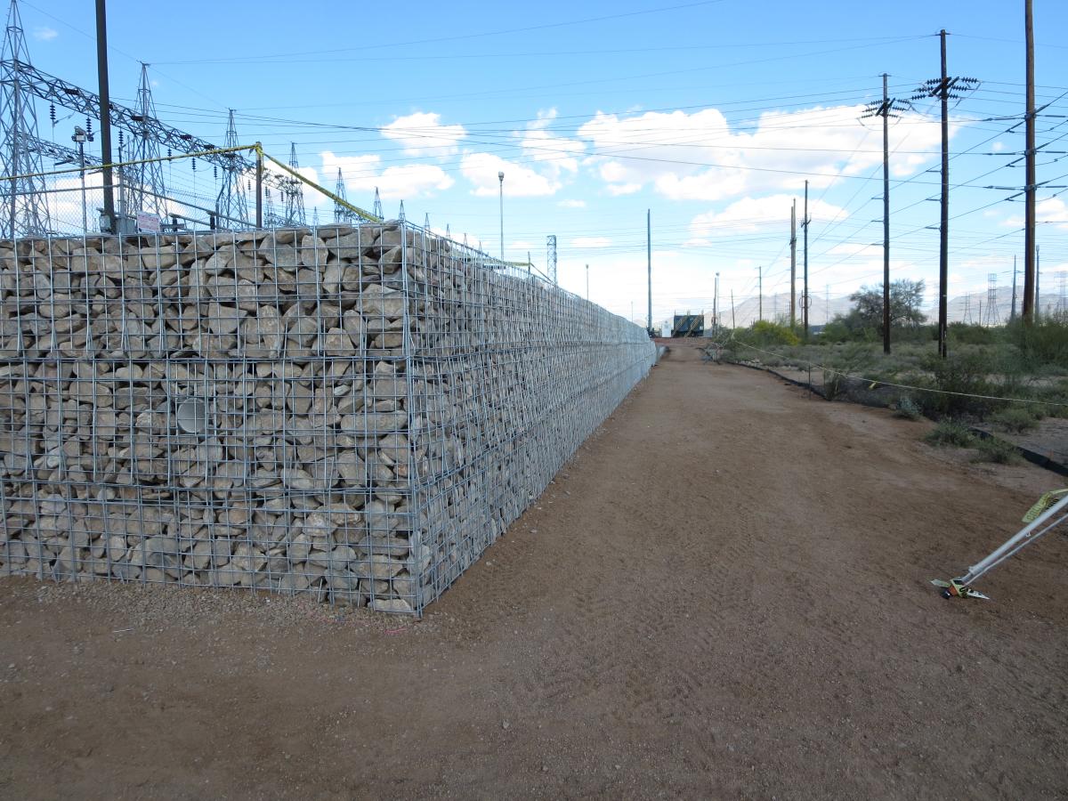 APS Pinnacle Peak Substation | Hilfiker Retaining Walls