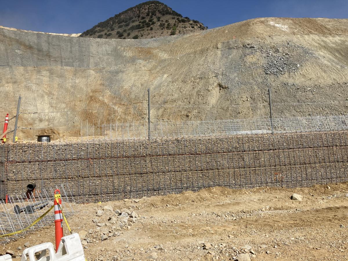 Crusher Relocation Wall 2020 | Hilfiker Retaining Walls