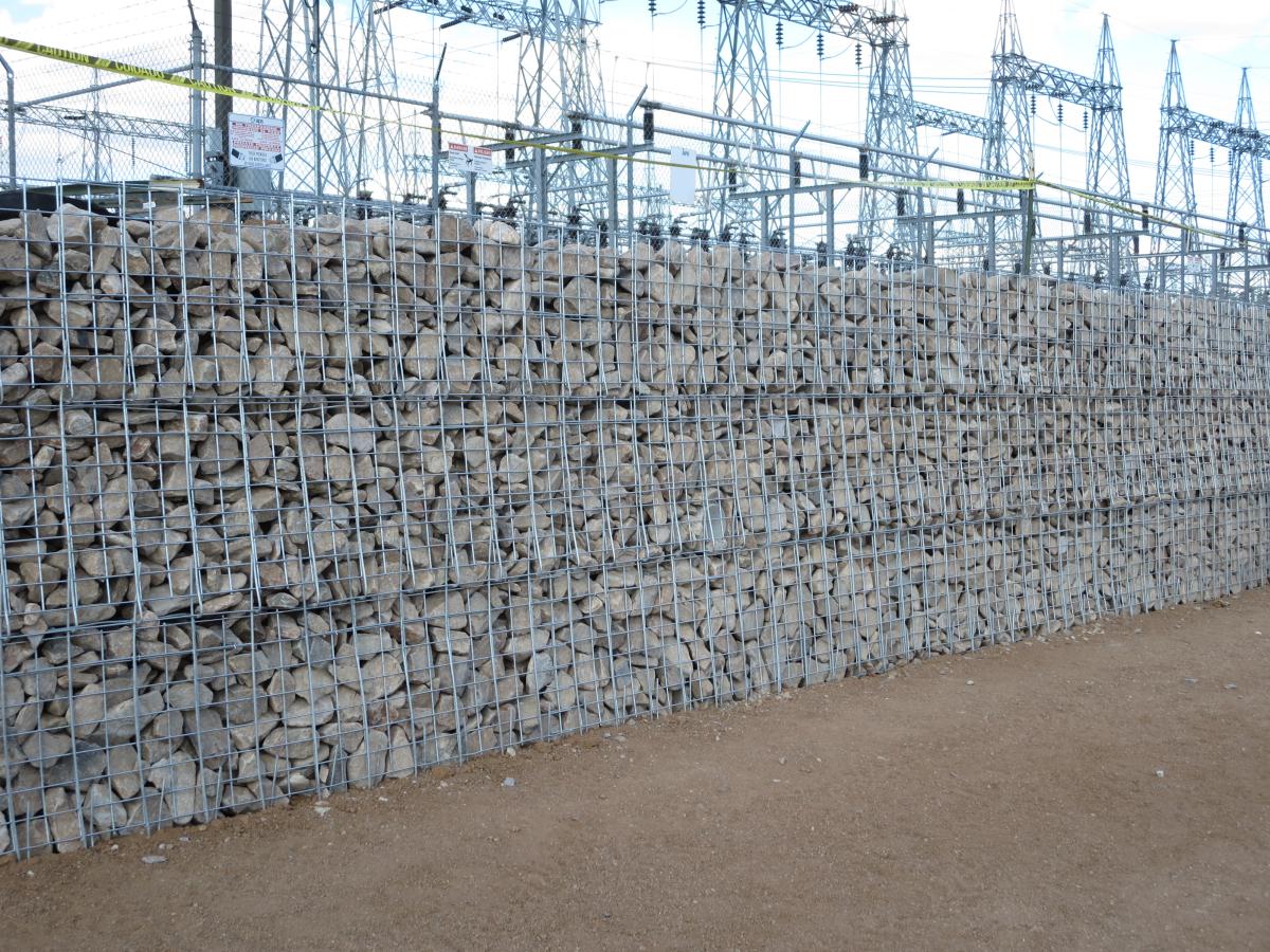 APS Pinnacle Peak Substation | Hilfiker Retaining Walls