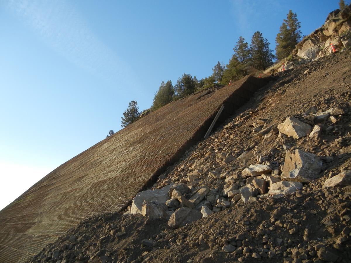 Steepened Slope | Hilfiker Retaining Walls