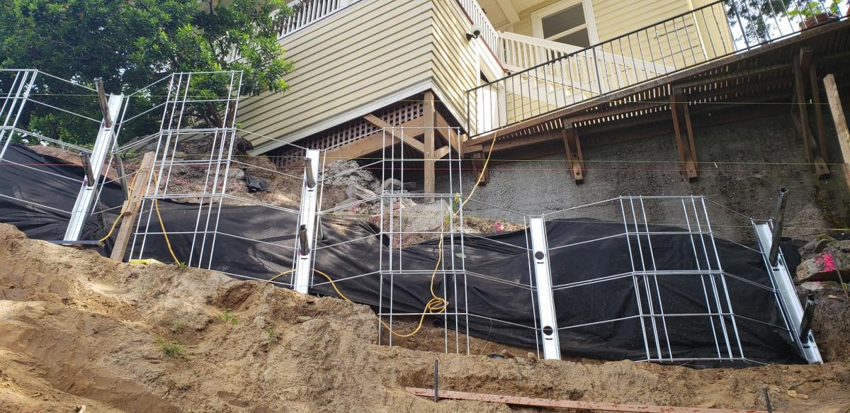 Residential Spiralnail Wall | Hilfiker Retaining Walls