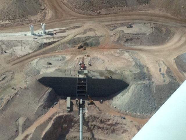 MSE Crusher Wall at Nevada Mine | Hilfiker Retaining Walls
