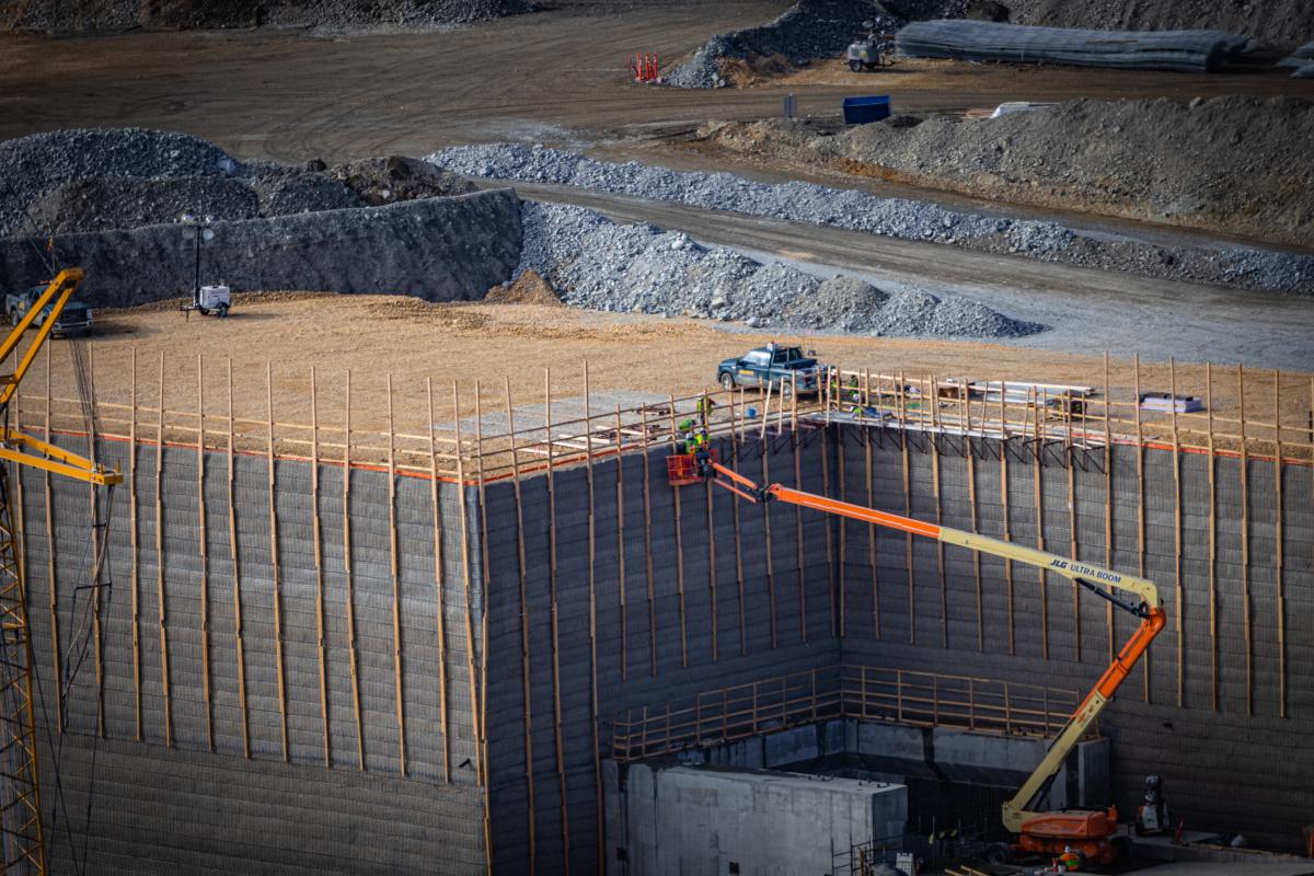 Crusher Relocation Wall 2020 | Hilfiker Retaining Walls