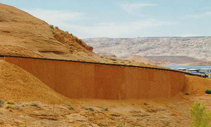 Eureka Reinforced Soil (E.R.S) Gallery | Hilfiker Retaining Walls