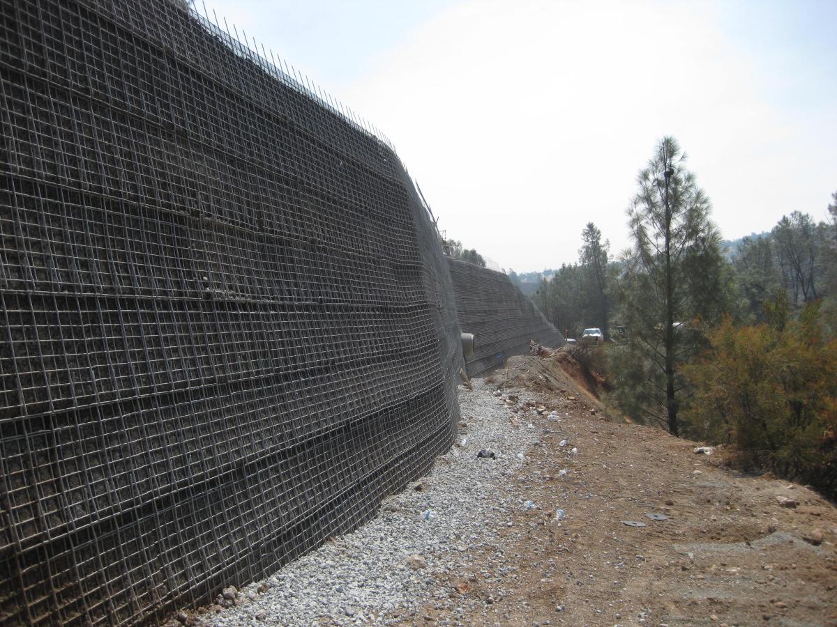 California Asbestos Mine | Hilfiker Retaining Walls
