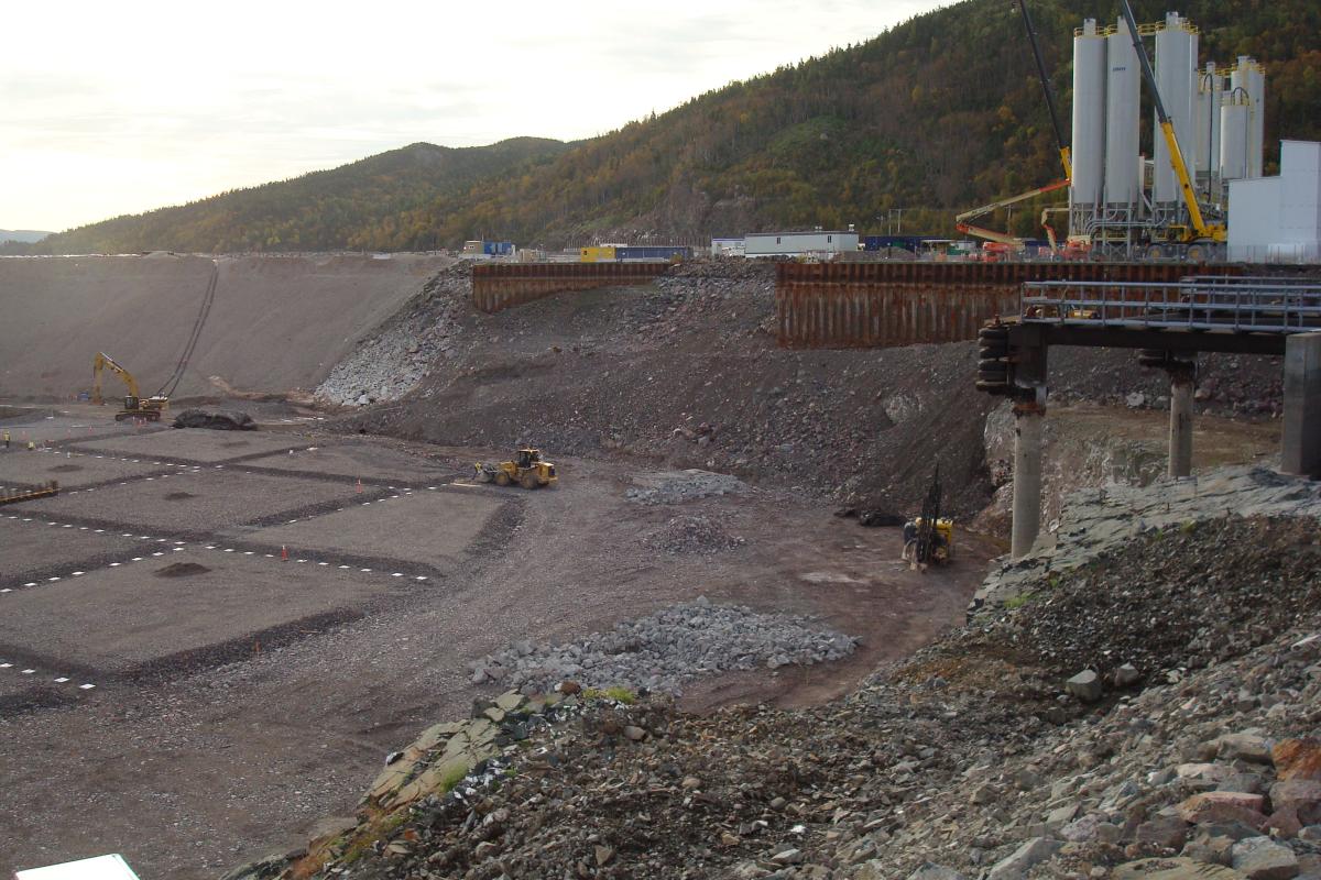 Bull Arm Mining Project | Hilfiker Retaining Walls