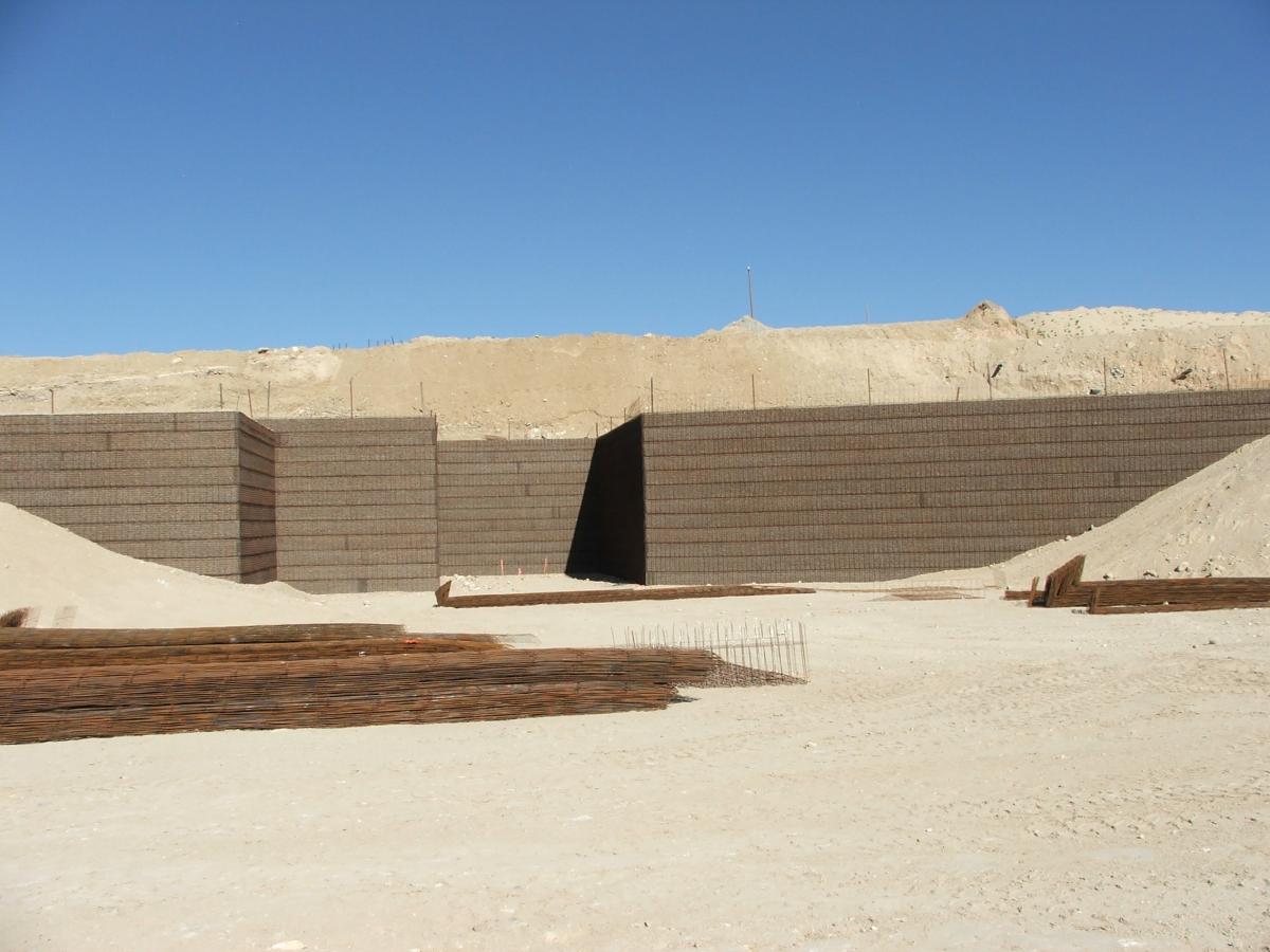 Round Mountain Nevada Primary Crusher Relocation | Hilfiker Retaining Walls