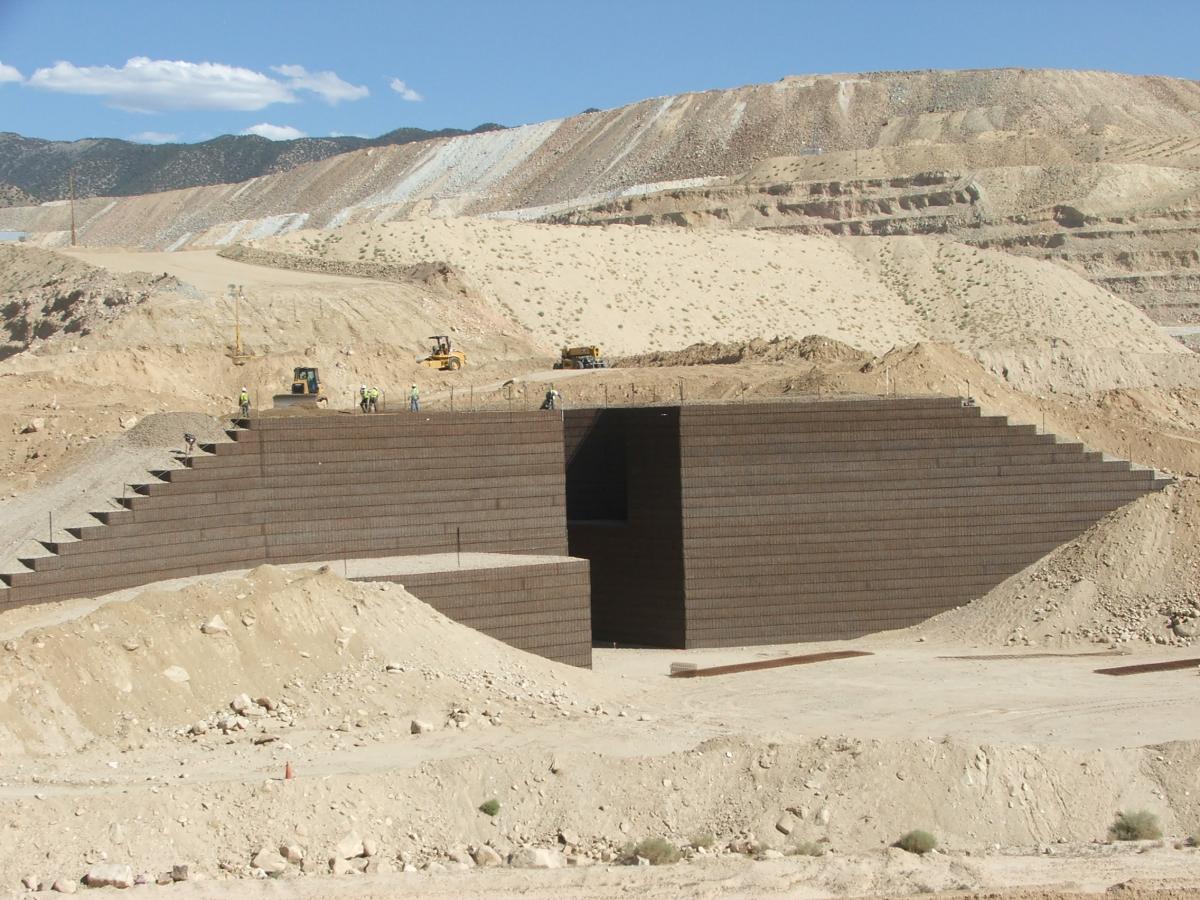 Round Mountain Nevada Primary Crusher Relocation | Hilfiker Retaining Walls