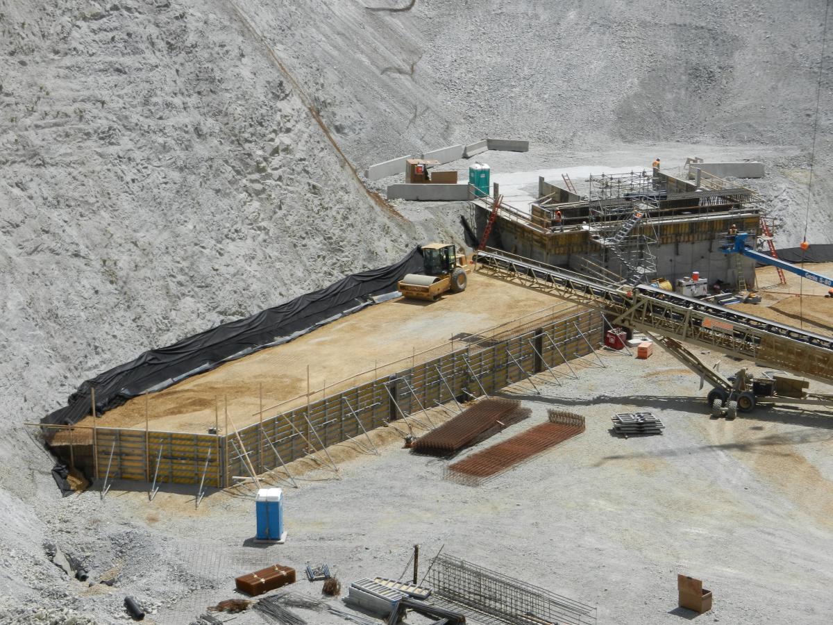 Bingham Canyon Crusher Relocation 2010 | Hilfiker Retaining Walls