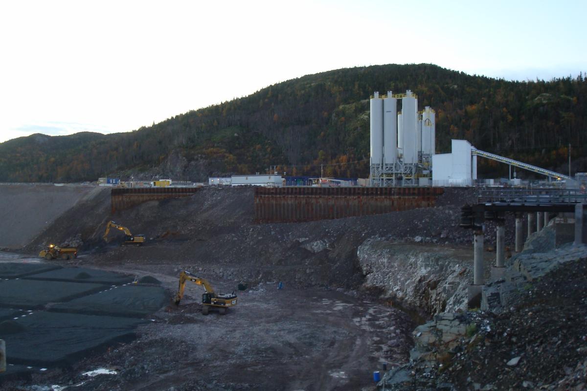 Bull Arm Mining Project | Hilfiker Retaining Walls
