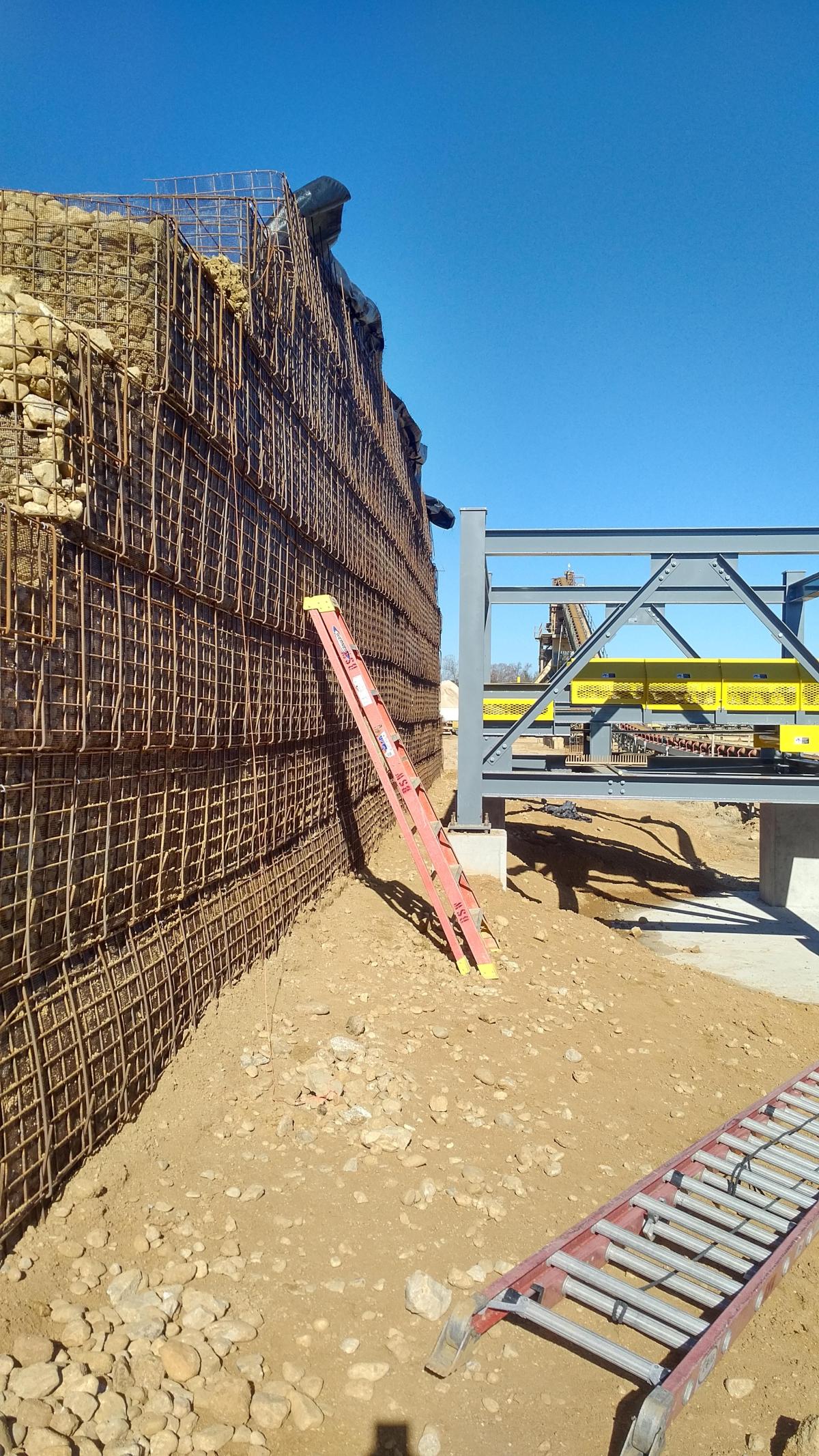 Manquin, VA Mining Project | Hilfiker Retaining Walls