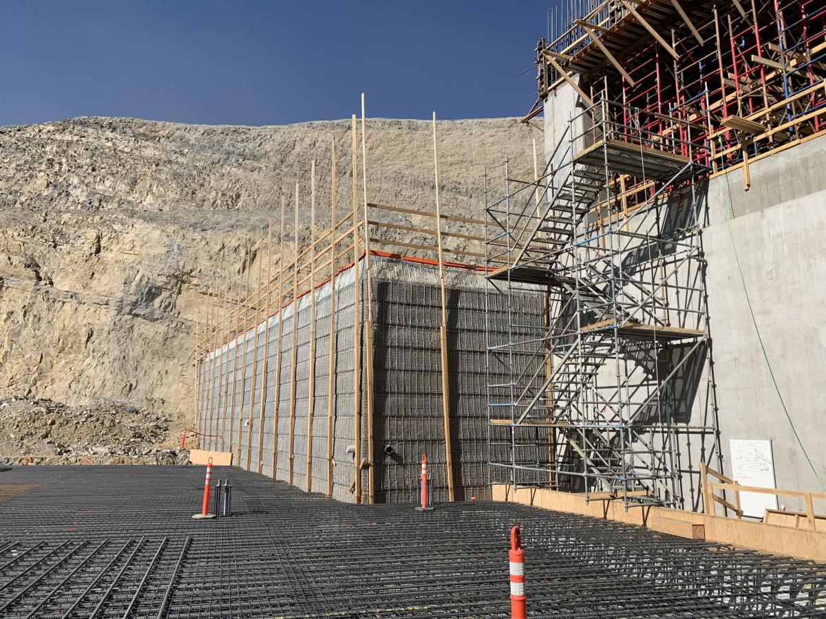 Crusher Relocation Wall 2020 | Hilfiker Retaining Walls