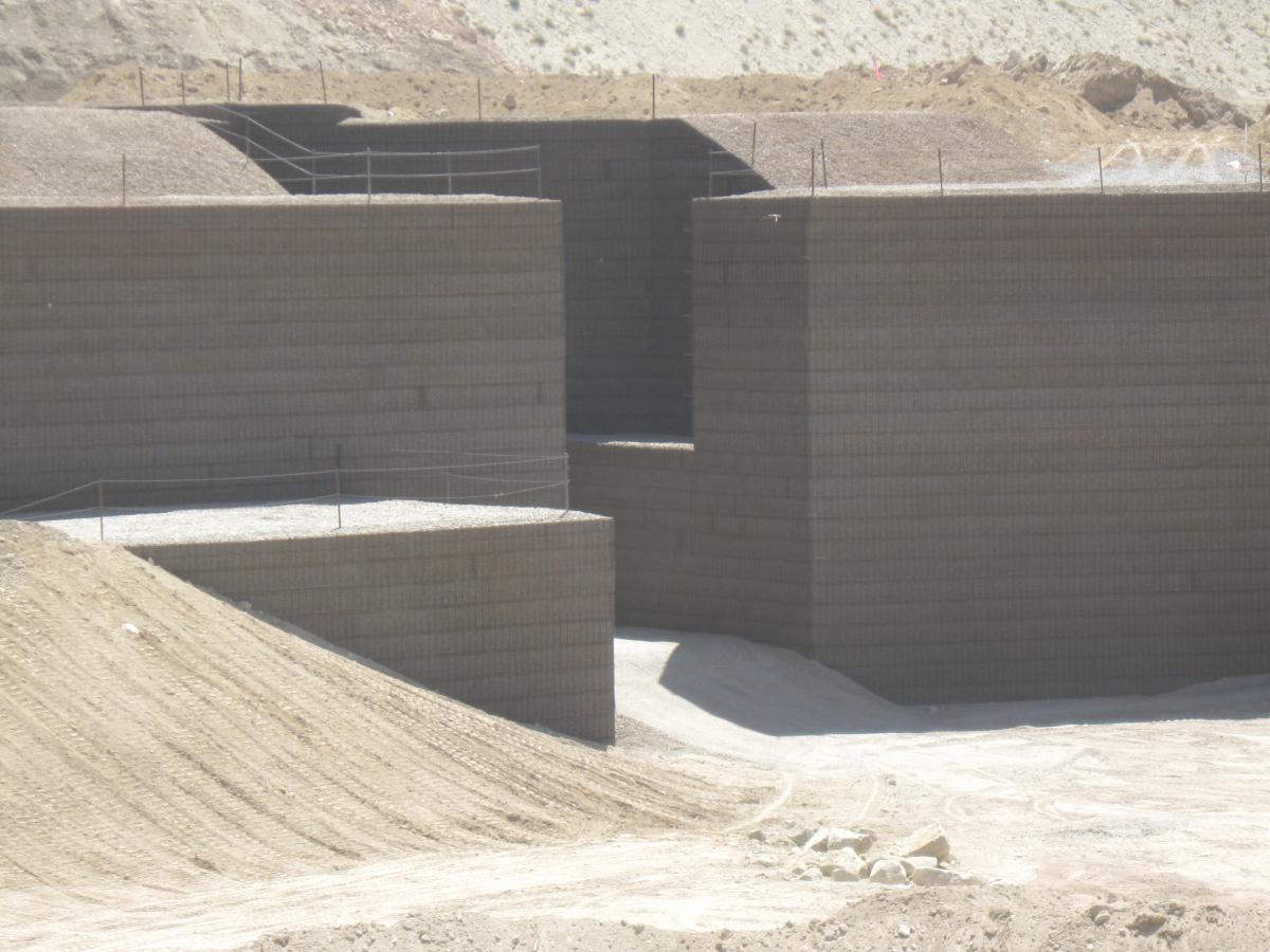 Round Mountain Nevada Primary Crusher Relocation | Hilfiker Retaining Walls