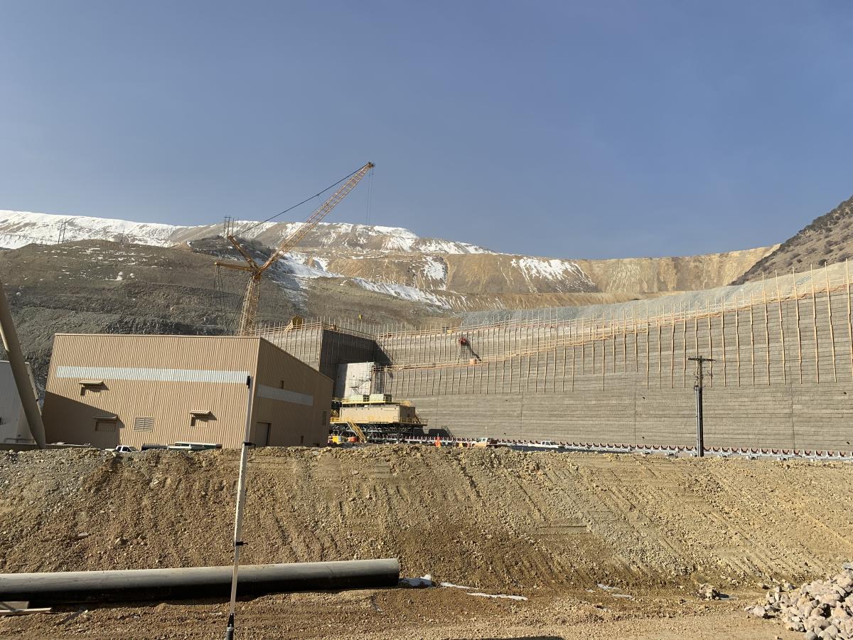 Crusher Relocation Wall 2020 | Hilfiker Retaining Walls