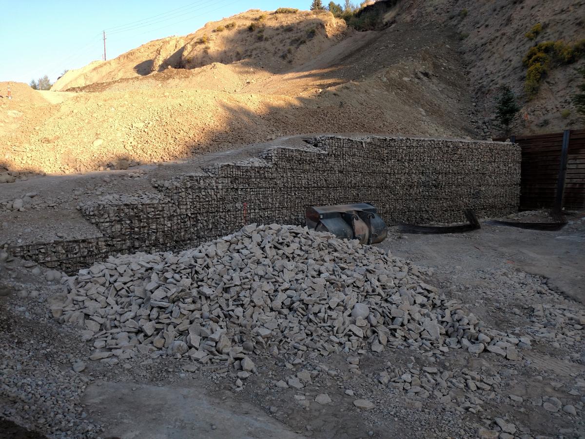 W. Broadway Slide Mitigation | Hilfiker Retaining Walls