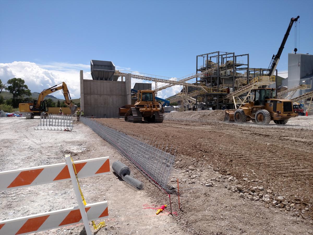 Sorting Facility Ramp | Hilfiker Retaining Walls