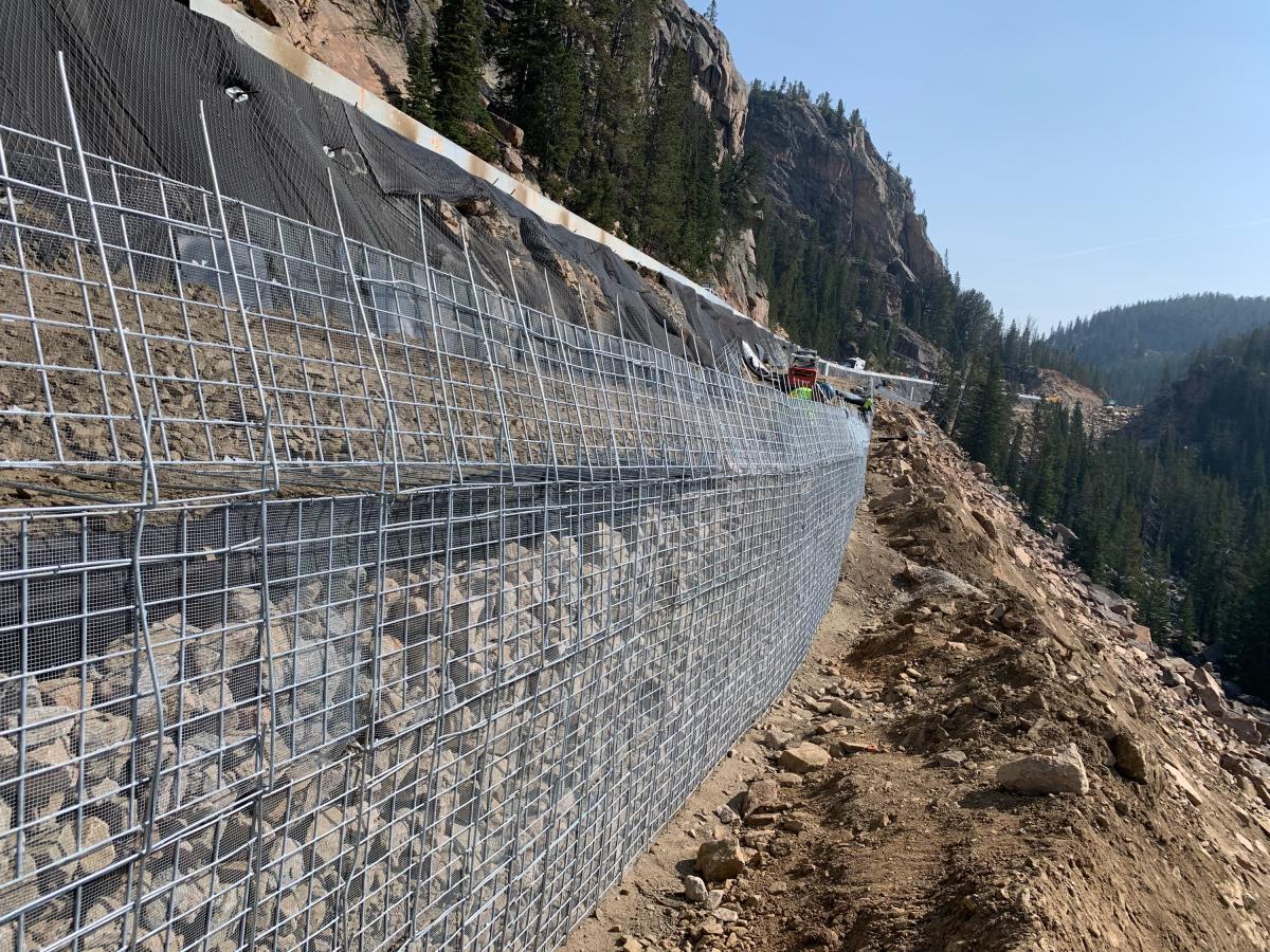 Beartooth Highway WY | Hilfiker Retaining Walls