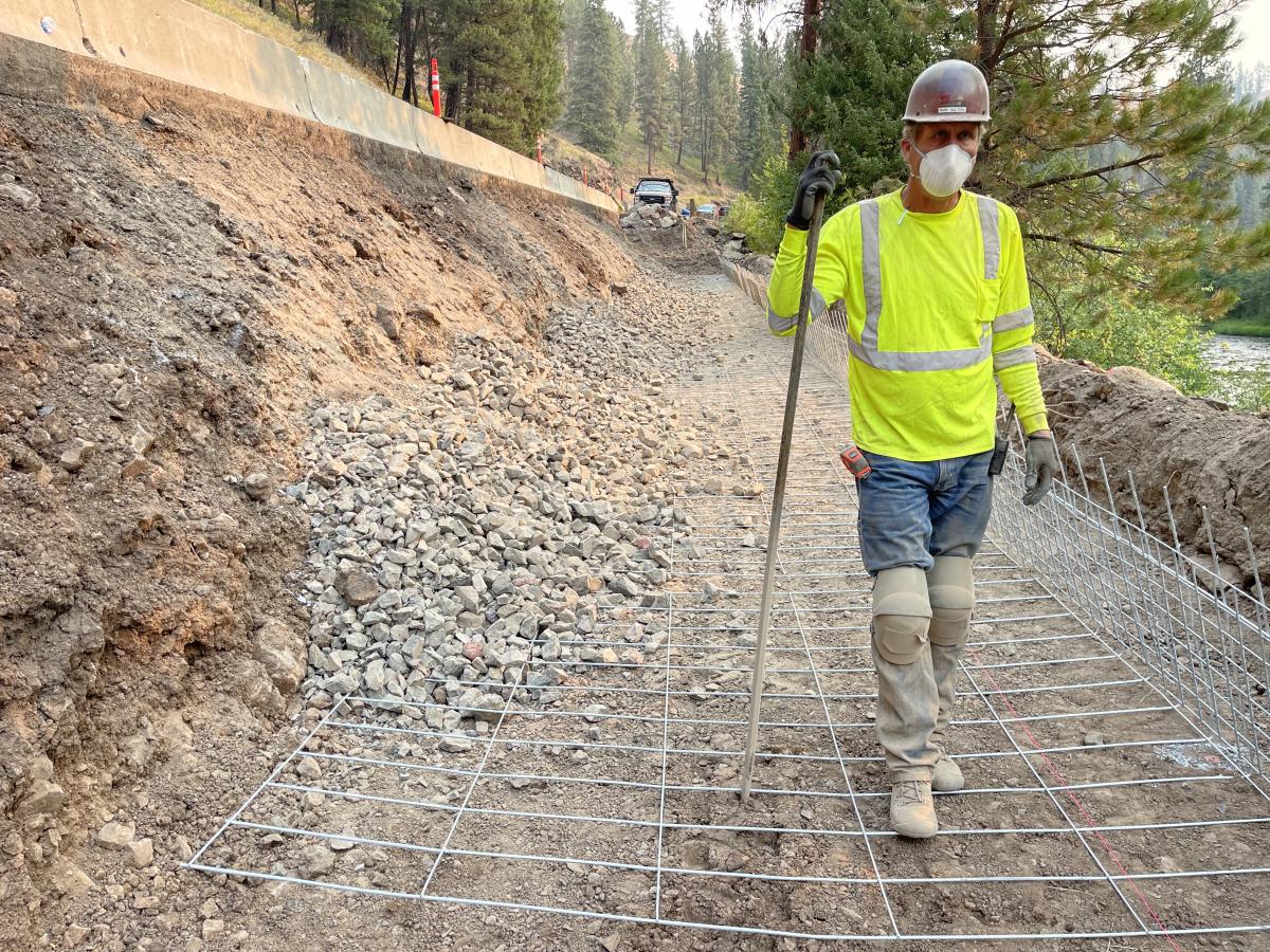 OR244: Slope Repair and Rockfall Mitigation Project | Hilfiker ...
