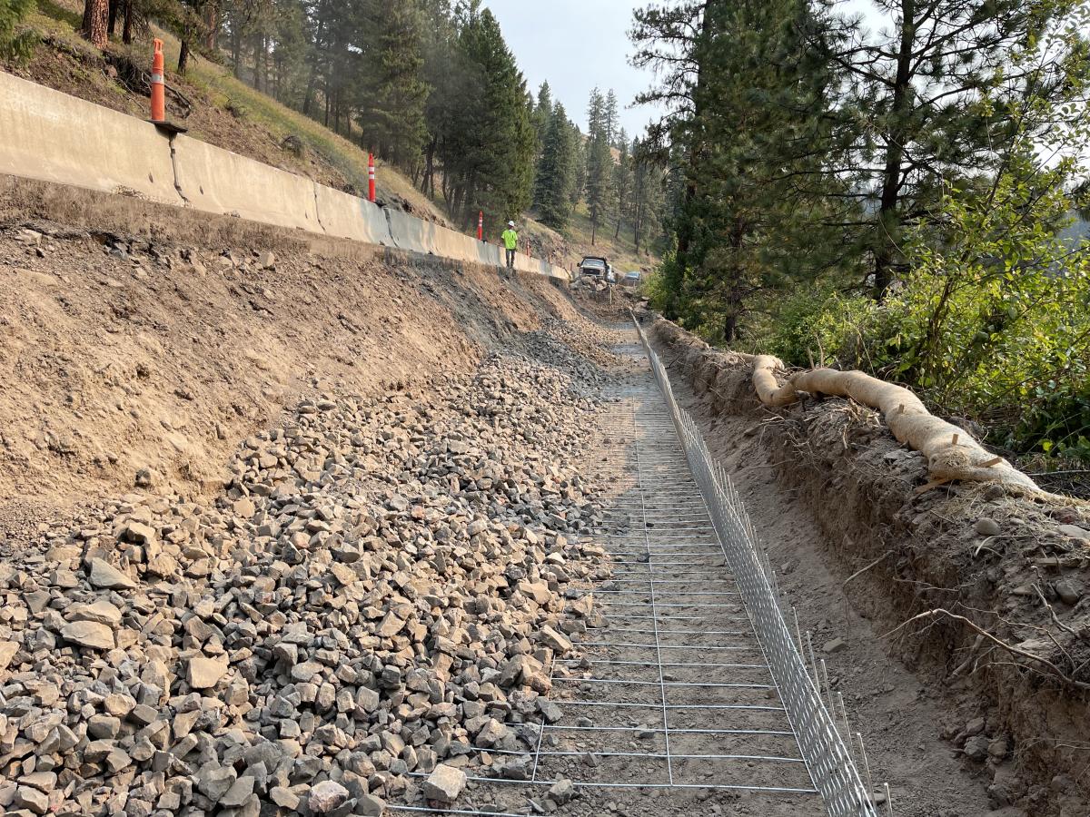 OR244: Slope Repair and Rockfall Mitigation Project | Hilfiker ...