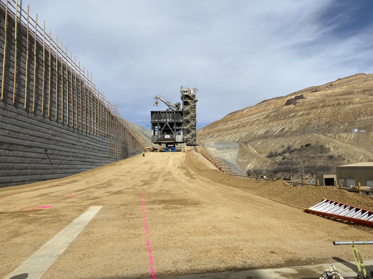 Crusher Relocation Wall 2020 | Hilfiker Retaining Walls