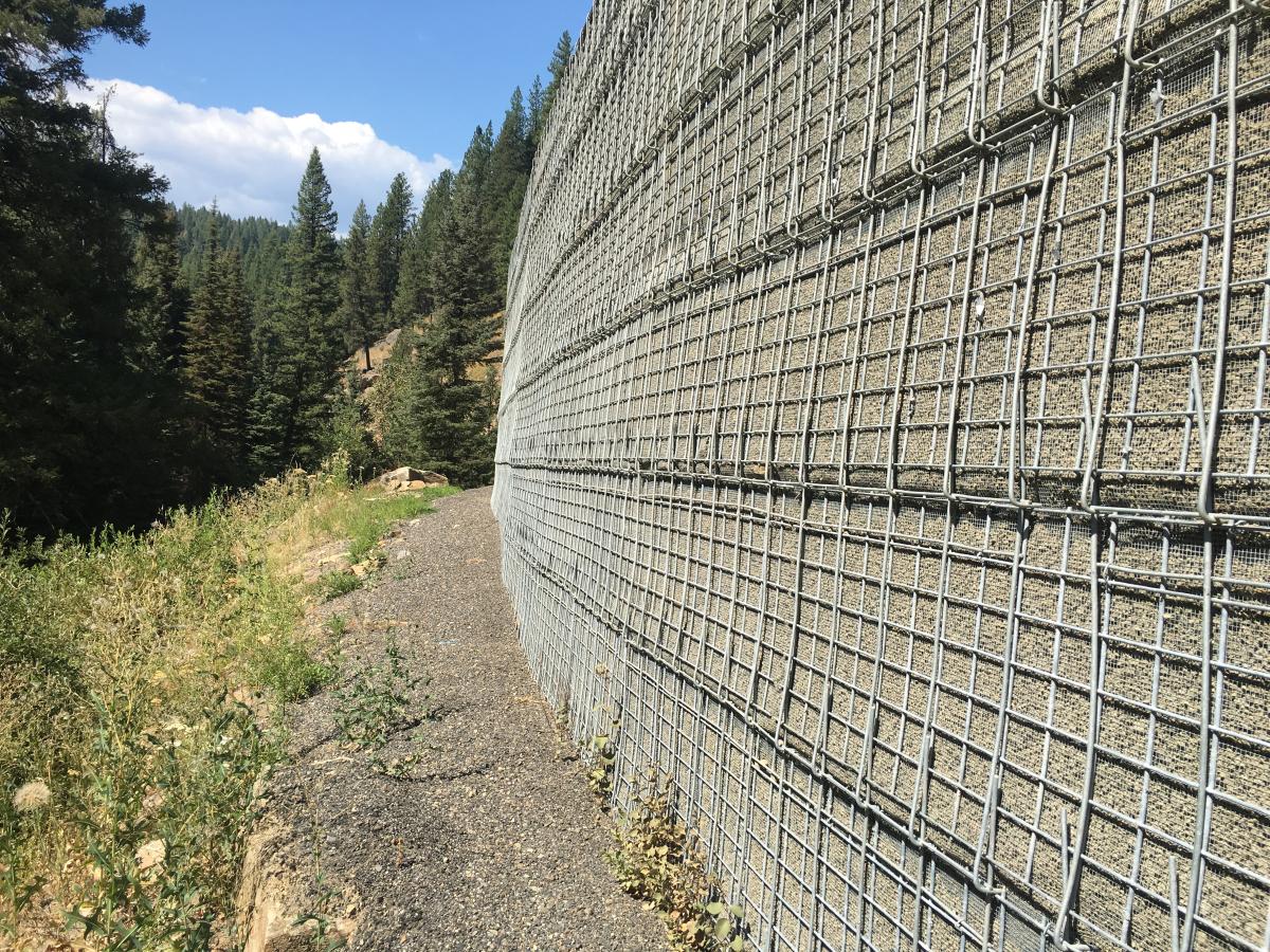 SH 55 Goose Cr Grade | Hilfiker Retaining Walls