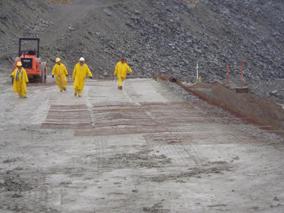 Crusher Wall at Butler Quarry | Hilfiker Retaining Walls